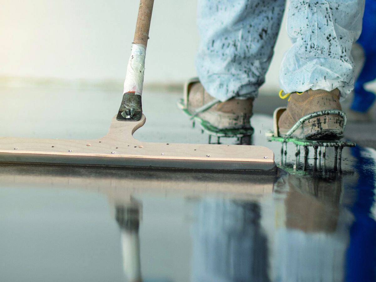 MS Floor - Self-leveling floor for basements
